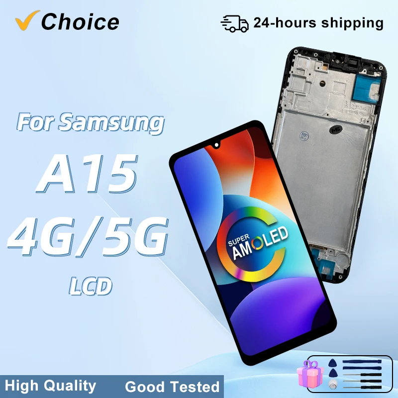 OLED Choice For Samsung Galaxy A15 4G Display SM-A155F Touch Screen For ...