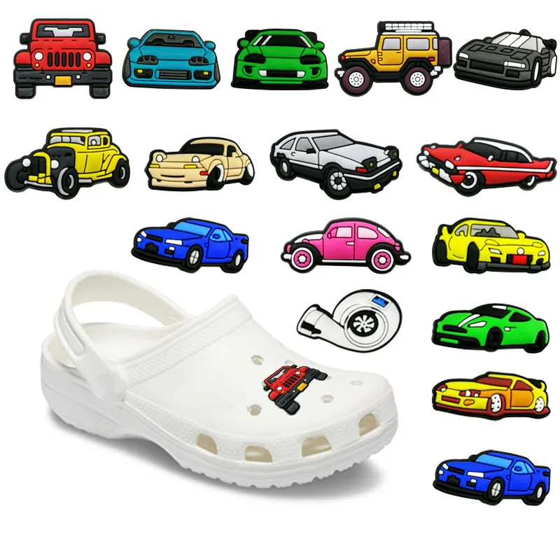 Pvc Decorations Ornaments | Charms Car Shoes Crocs | Cars Decoration ...