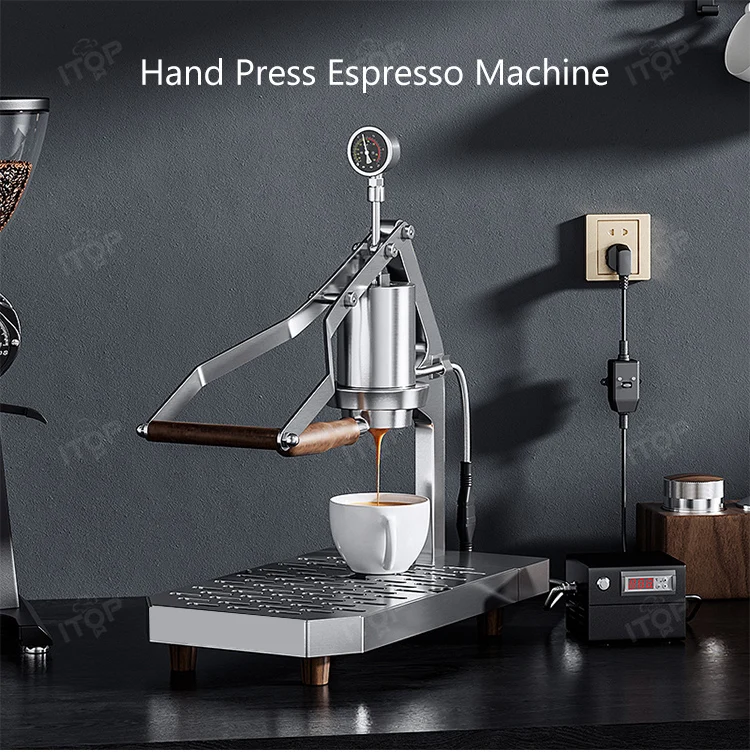 Alm Kopi Espresso-ghost Manual Lever Espresso Maker With Temperature ...