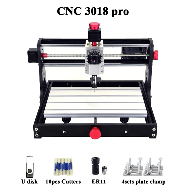 Mostics,CNC 3018 PRO,Milling machine,Wood Router,CNC laser engraving Machine,CNC3018PRO, GRBL1.1 ...