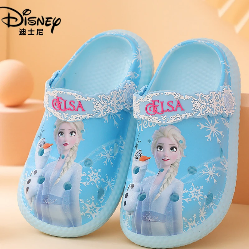 Disney-Summer-Sandals-Romance-Girls-Slippers-Frozen-Cartoon-Priness ...