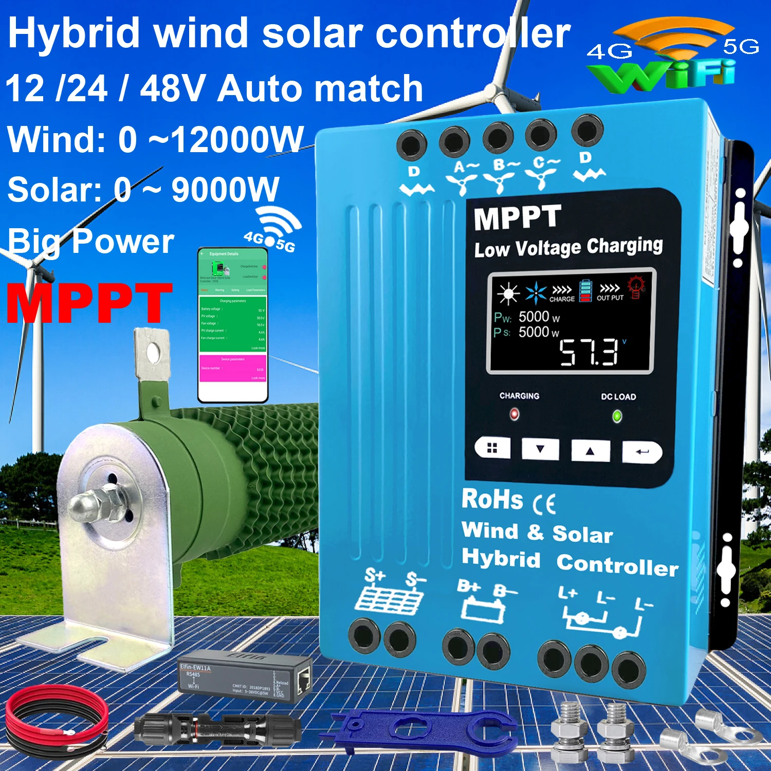 MARS-6000W-21000W-9000w-Hybrid-MPPT-Wind-and-Solar-Controller-12V-24V ...