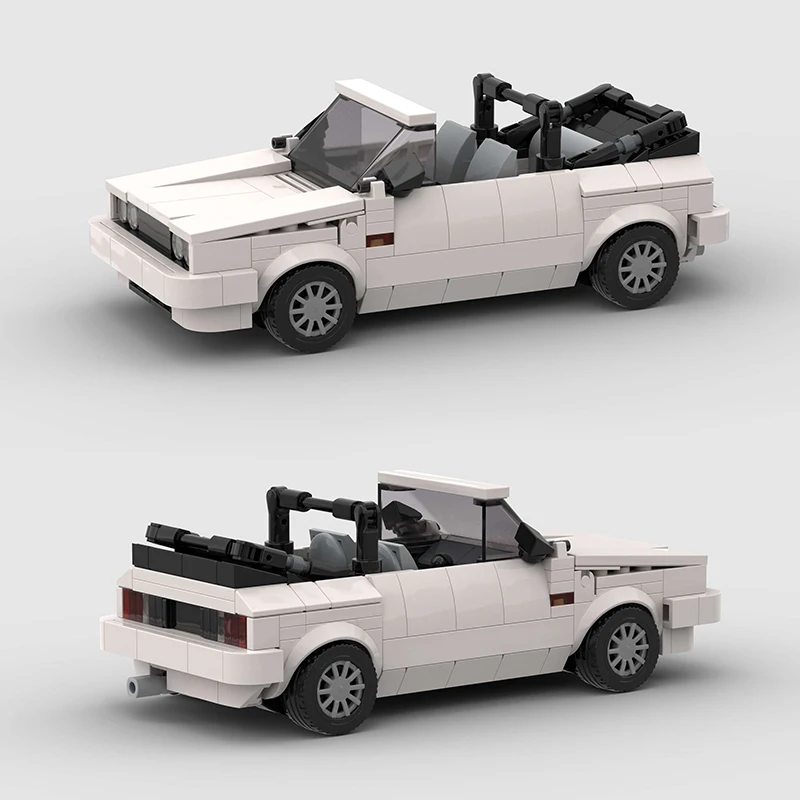 Racing Open Car City Speed Sports Building Blocks MOC Golf MK1 ...
