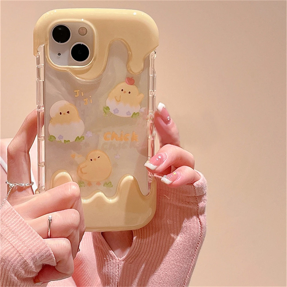 Funda-de-tel-fono-suave-y-transparente-para-iPhone-carcasa-Coreana-de ...