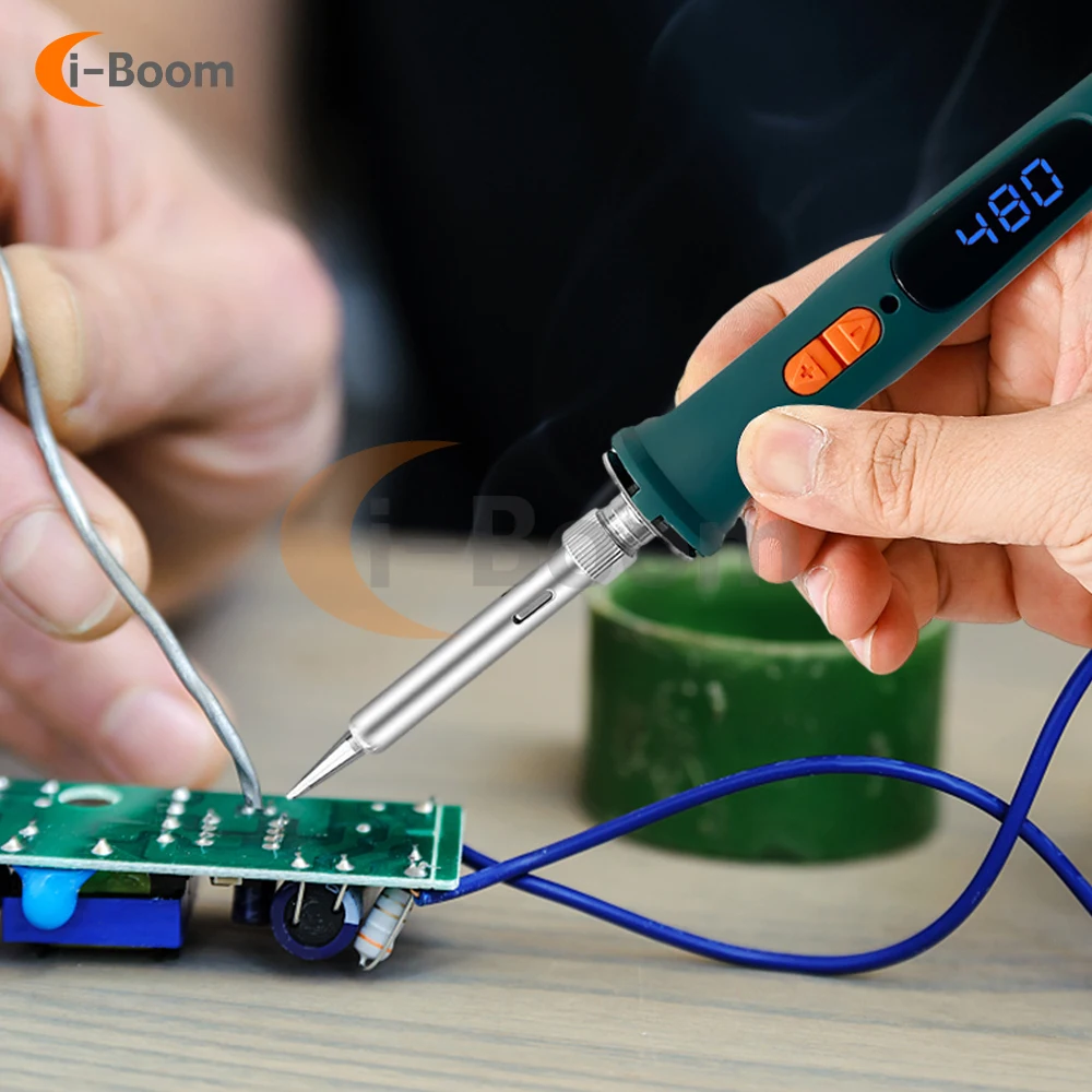 AC220V-120W-Electric-Soldering-Iron-Precise-Temperature-Control-Digital ...