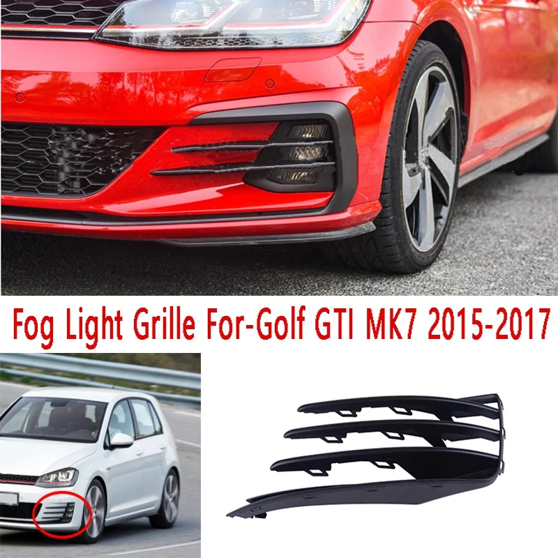 2pcs Car Front Bumper Fog Light Grille Cover Fog Light Cover Trim For ...