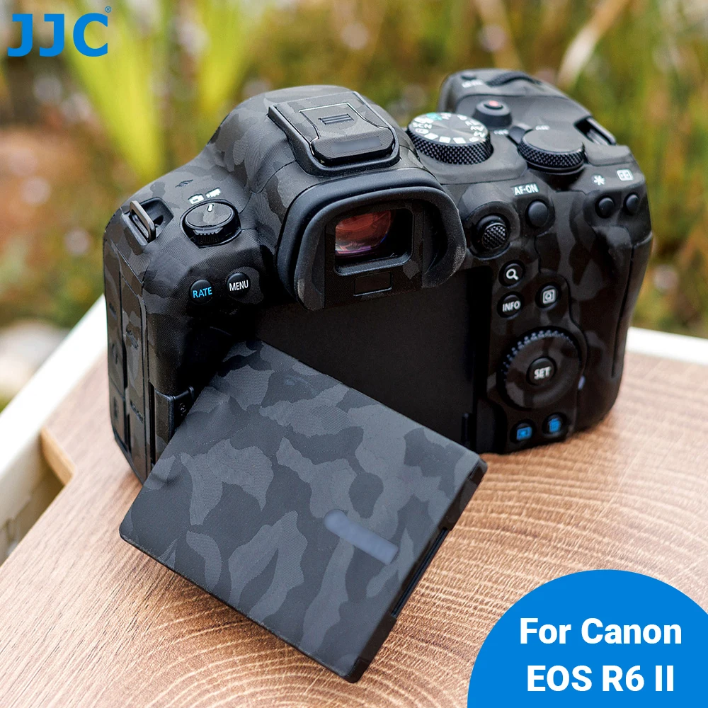 JJC R6M2 Camera Skin Film R6II R62 Body Protective Sticker Wrap Compatible with Canon EOS R6 ...