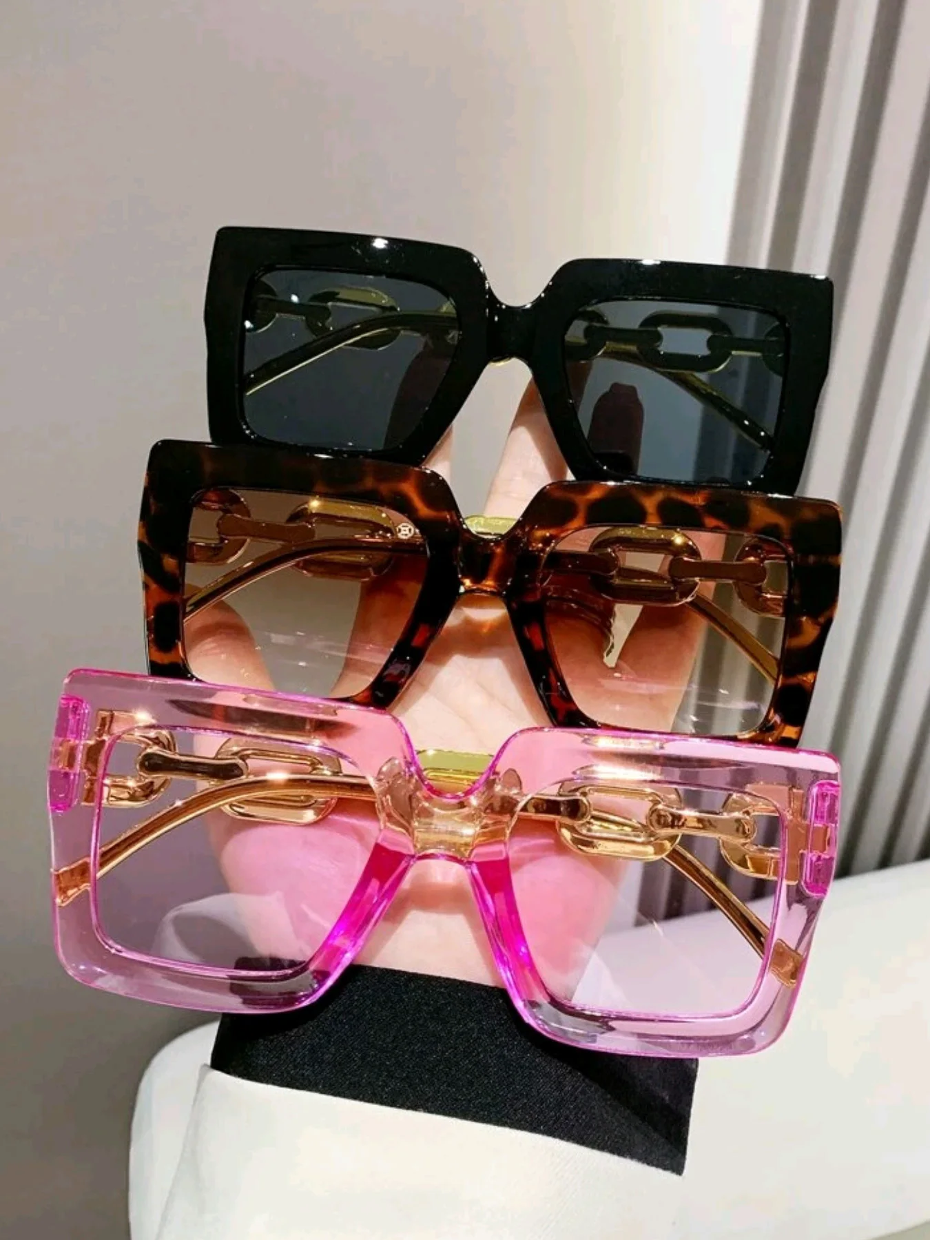 3-piece-glasses-big-box-fashion-glasses-travel-wear-accessories ...