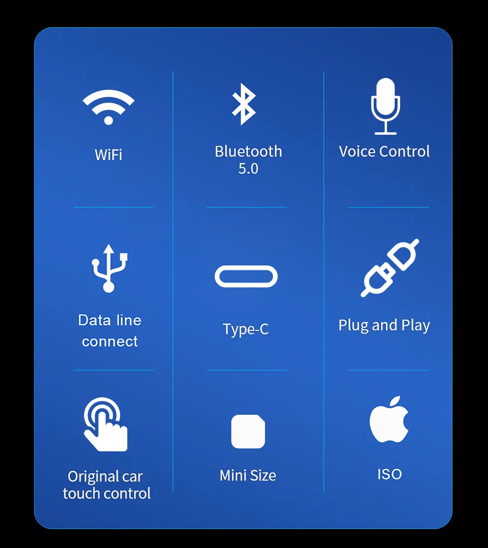 CARVIEW Carplay AI Box USB Plug and Play Car OEM Wired CarPlay to ...