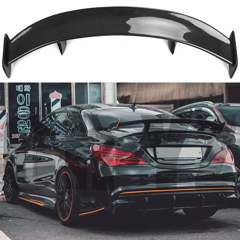 GT-Spoiler-For-Mercedes-Benz-CLA-Wing-CLA45-W117-C117-100-Carbon-Fiber ...