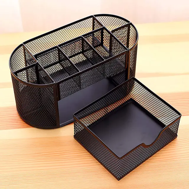 Wire Mesh Desktop Organiser - TidyPals.co.uk