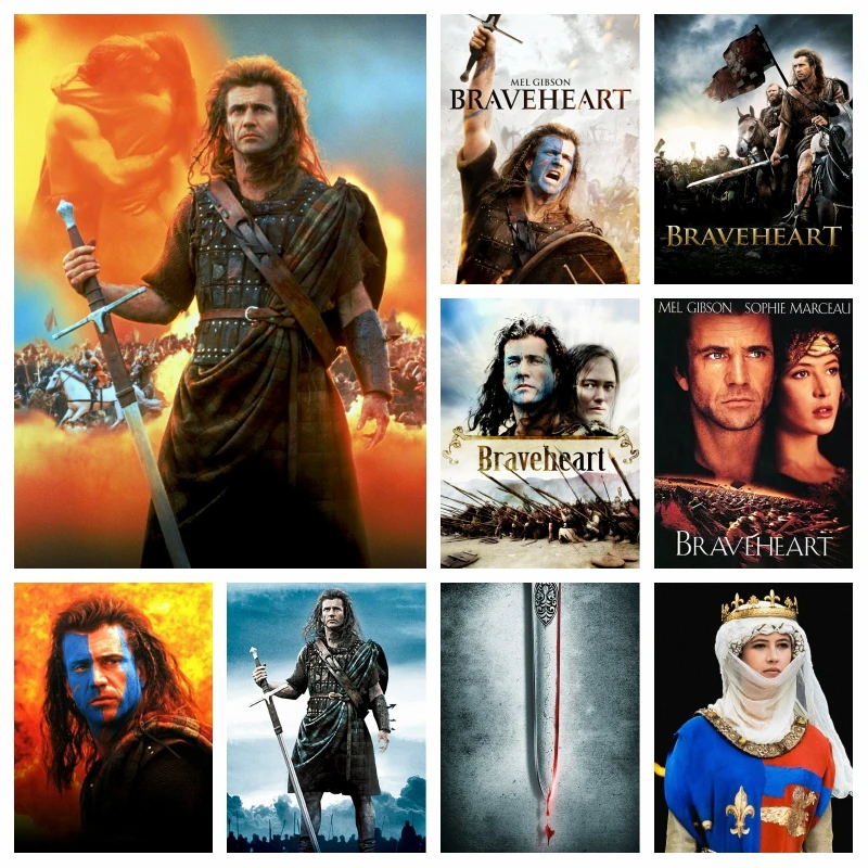 Braveheart Face Paint Styles