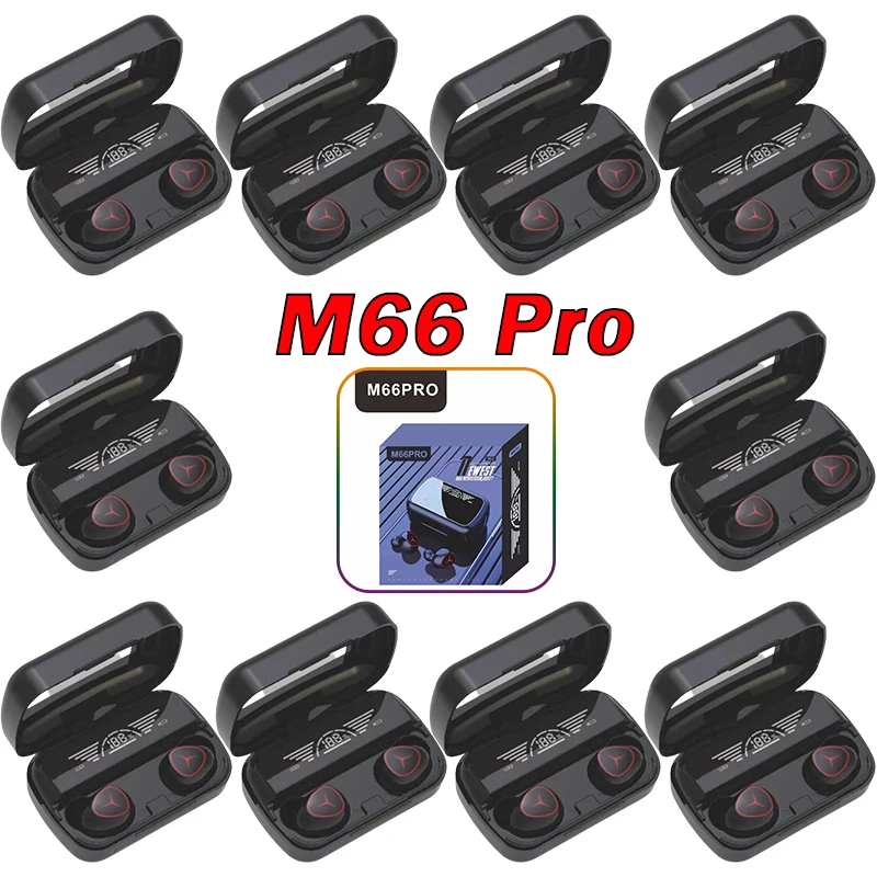 M66 Pro TWS Bluetooth Earphone Wireless Headset 5/10PCS Wholesale ...
