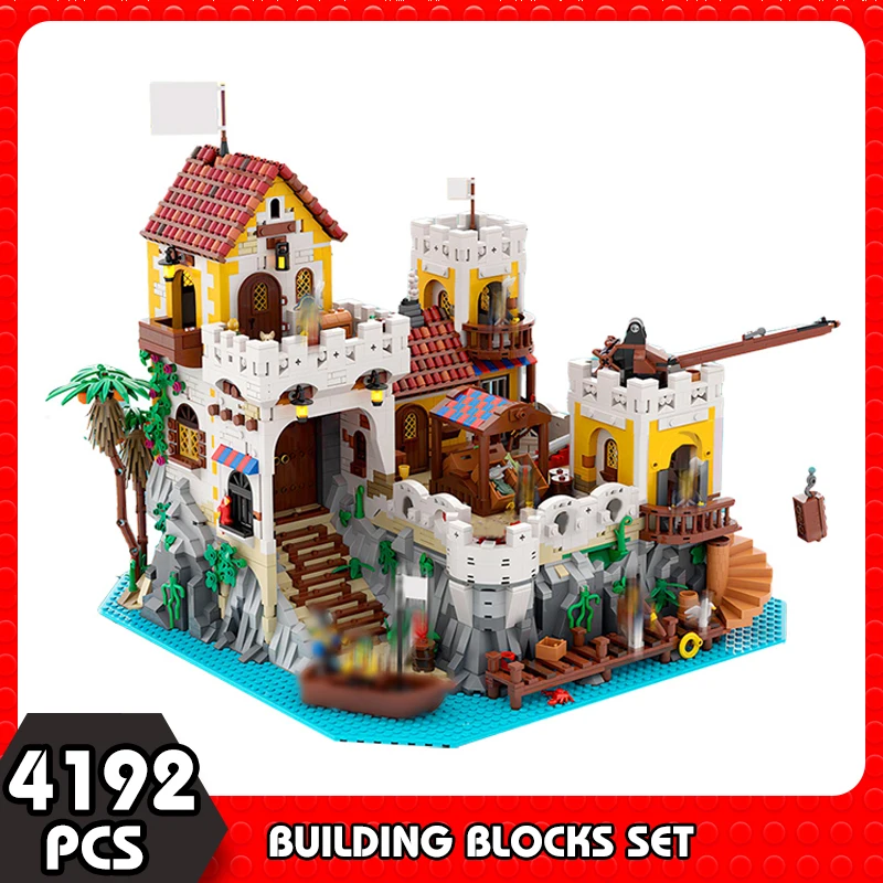 Moc-Captain-Red-Beard-Piratesed-Collection-Architecture-Building-Block ...