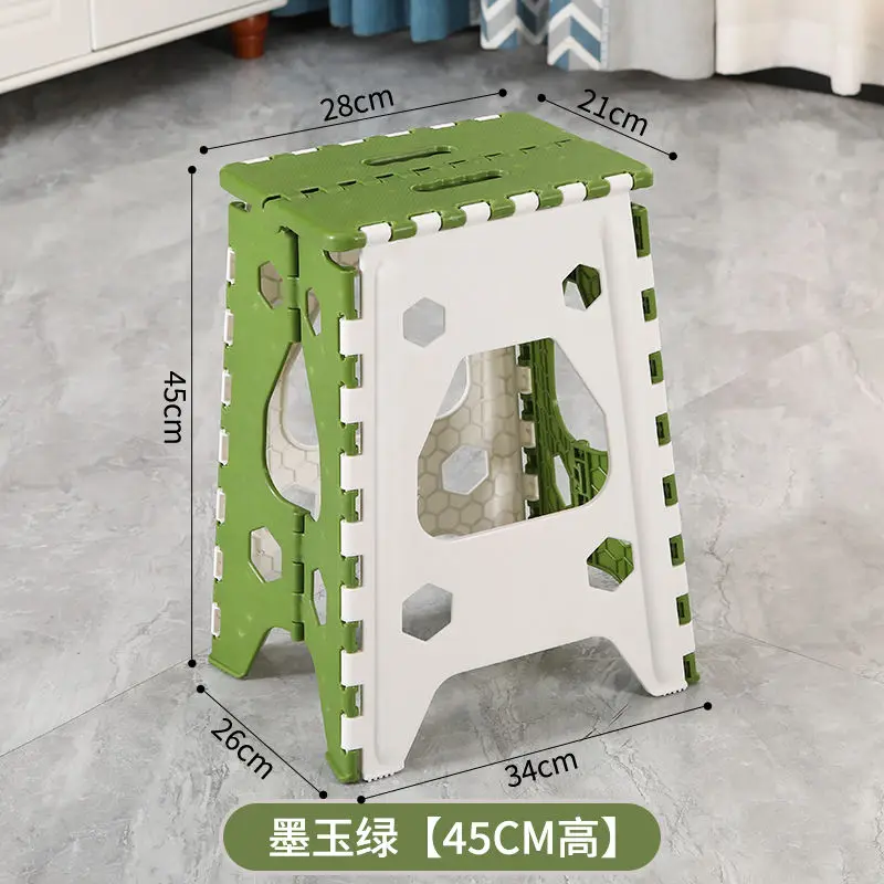 Heavy Duty Folding Stool-Portable Plastic Chair for Indoor/Outdoor Use ...