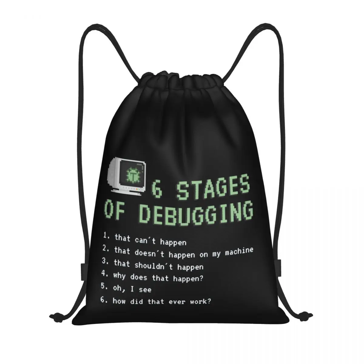 Drawstring-Bags-Gym-Bag-Debugging-Definition-Programmer-Coding-4 ...