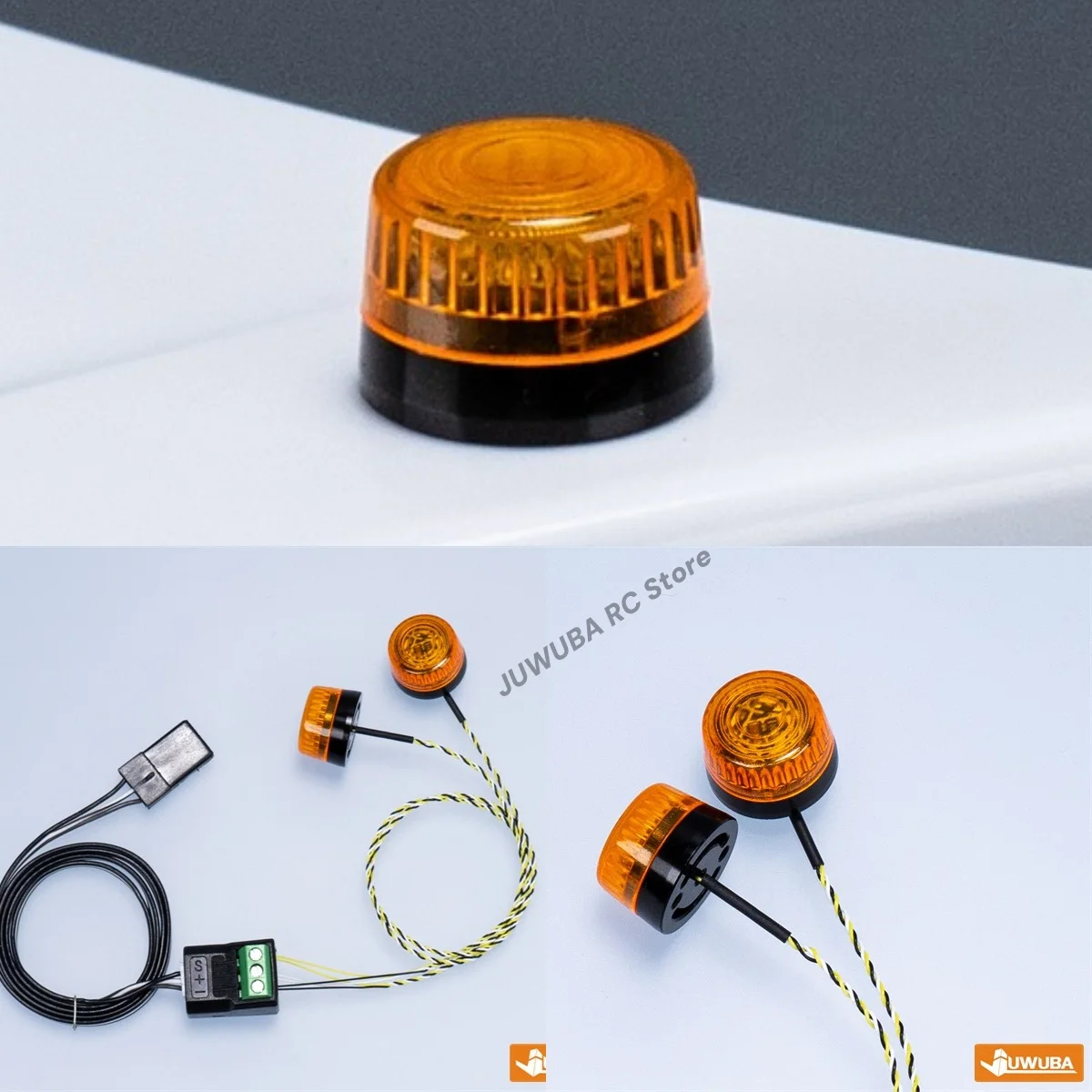 1/14 RC Model LED Beacon Light Rotating Light Rc Model Warning Lighting ...