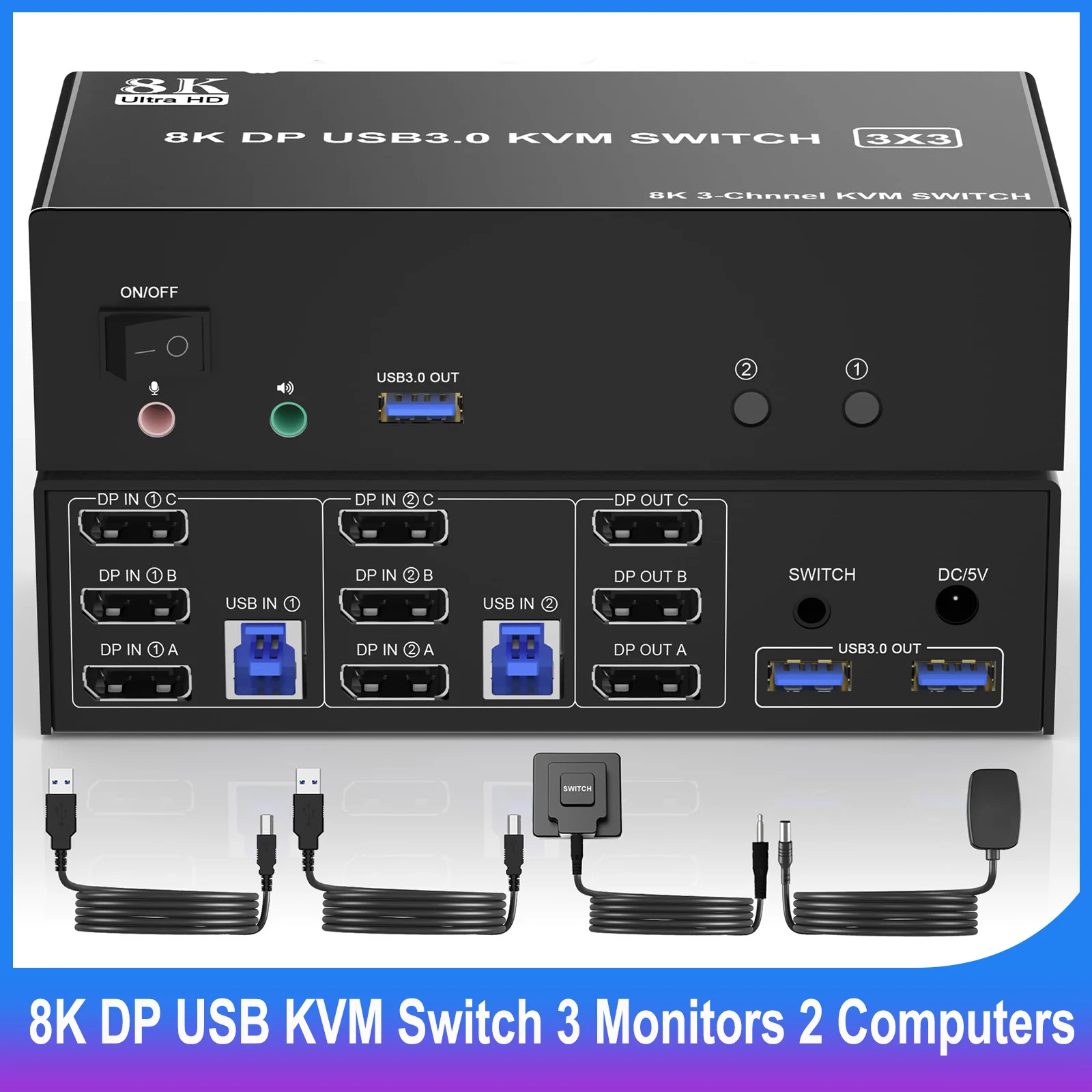 8K-60Hz-Displayport-KVM-Switch-USB-3-0-Triple-Monitor-for-2-Computer-3 ...