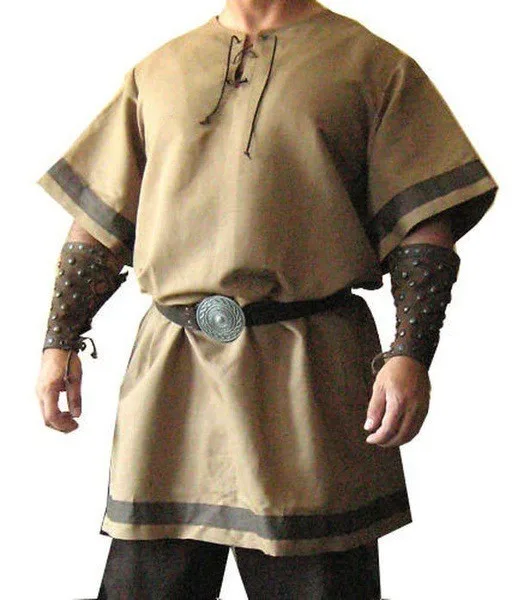 Medieval Viking Red Color Renaissance Tunic Costume For Armor ...