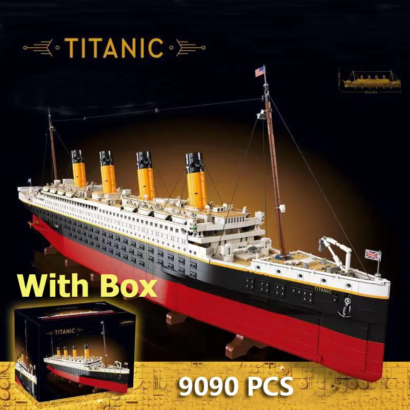 Met-Originele-Doos-Film-Serie-Titanic-Grote-Cruise-Boot-9090-Stuks ...
