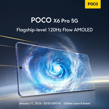 Global Version POCO X6 Pro 5G Smartphone 6.67" CrystalRes 1.5K Flow ...