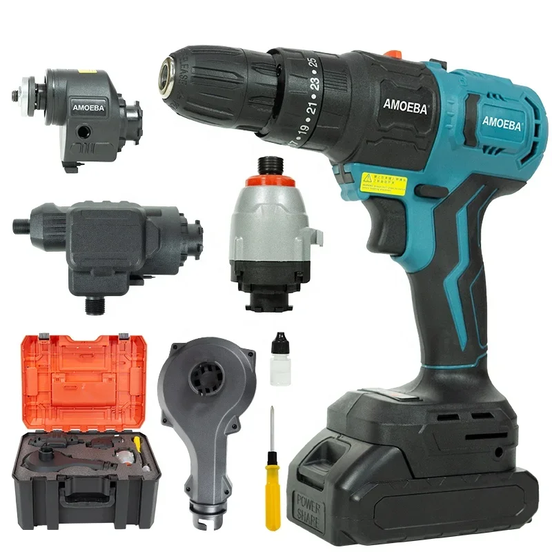 Combo-Kit-Cordless-Power-Tool-Kit-21V-Battery-Brushless-Cordless-Multi ...