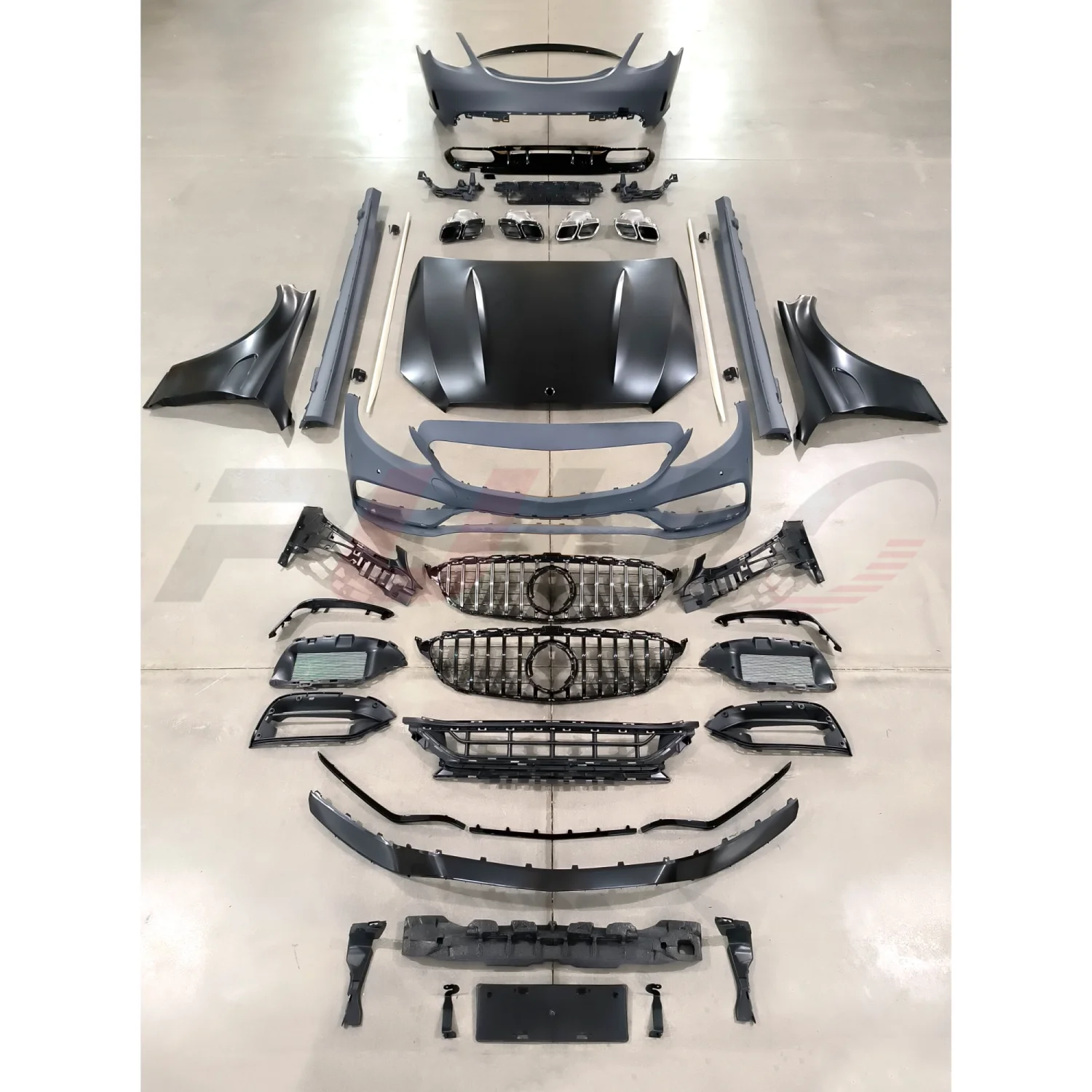 Car-Body-Kit-For-Mercedes-benz-C-class-W205-2015-2018-To-2024-Amg ...