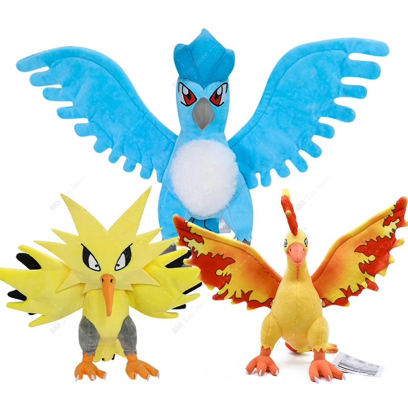Pokemon-Legend-Plush-Toys-Cute-Galarian-Articuno-Zapdos-Moltres ...