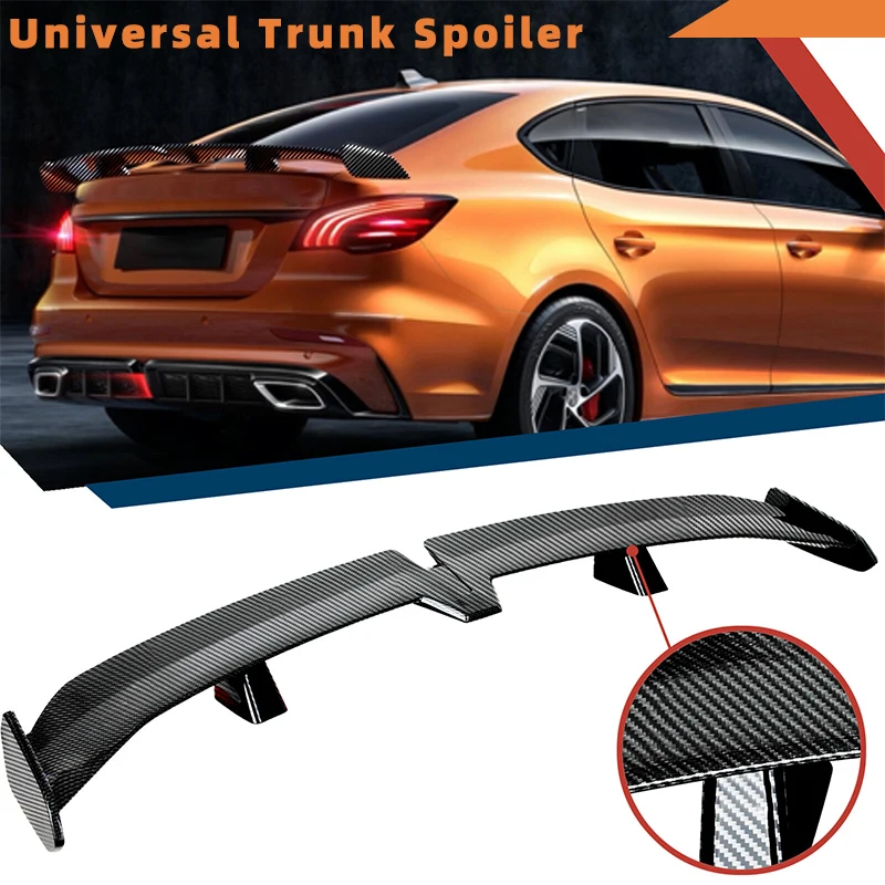 Suitable-For-Sedans-Universal-Rear-Trunk-Spoiler-Wing-Carbon-Fiber ...