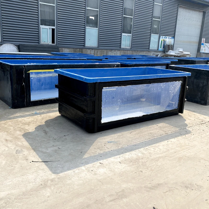 Factory Direct Sales Outdoor Fiberglass Rectangular Fish Farming Ponds ...