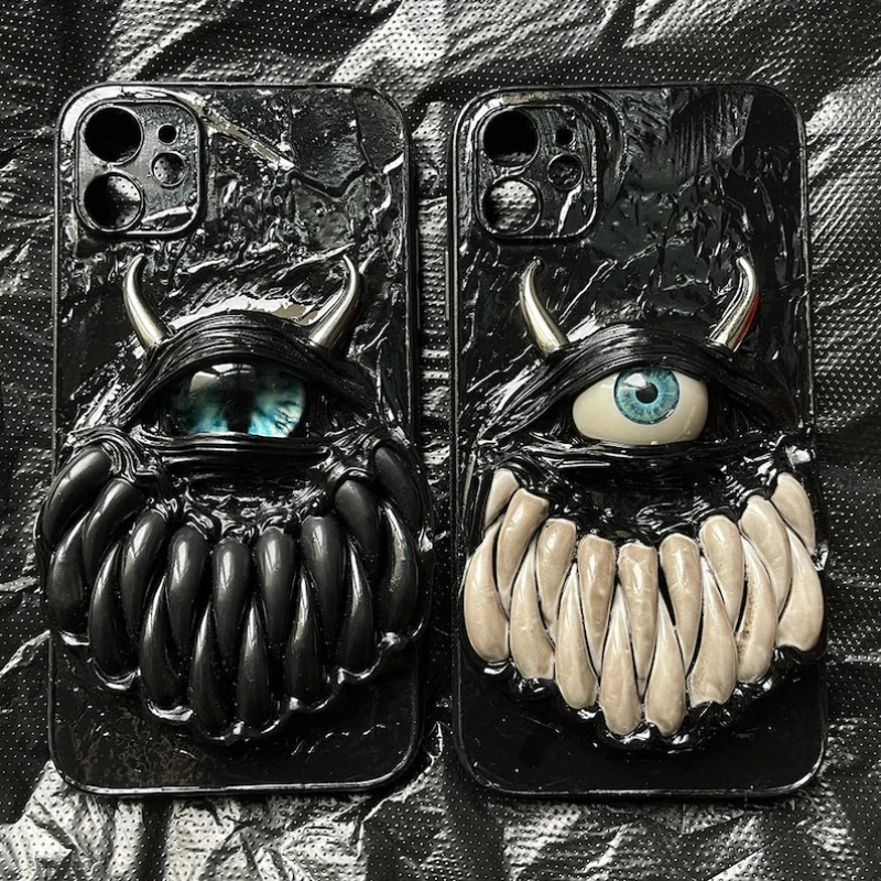 Handmade-Designer-Monster-Gothic-Scary-Eye-Halloween-Phone-Case-For ...