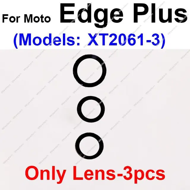 Rear Camera Glass Lens Cover For Motorola MOTO Edge Plus XT2061-3 Back ...
