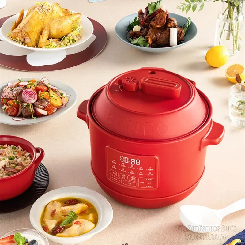 BRUNO-3L-Rice-Cooker-70KPa-Micro-Pressure-Cooking-Pot-Dual-Liners-For-1 ...