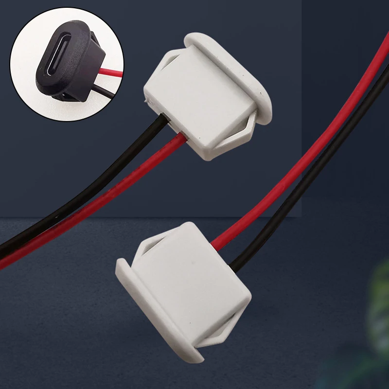 USB-Jack-Female-Type-C-2P-High-Current-Fast-Charging-Jack-Port-Charger ...