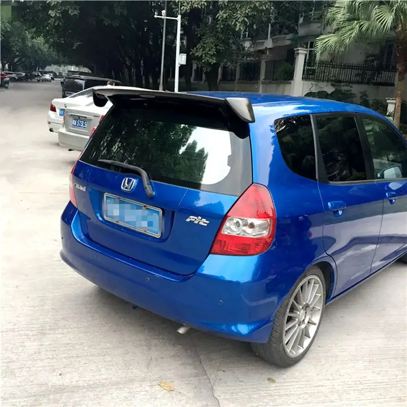 ABS-Material-Car-Rear-Wing-Carbon-fiber-look-gloss-black-unpainted ...
