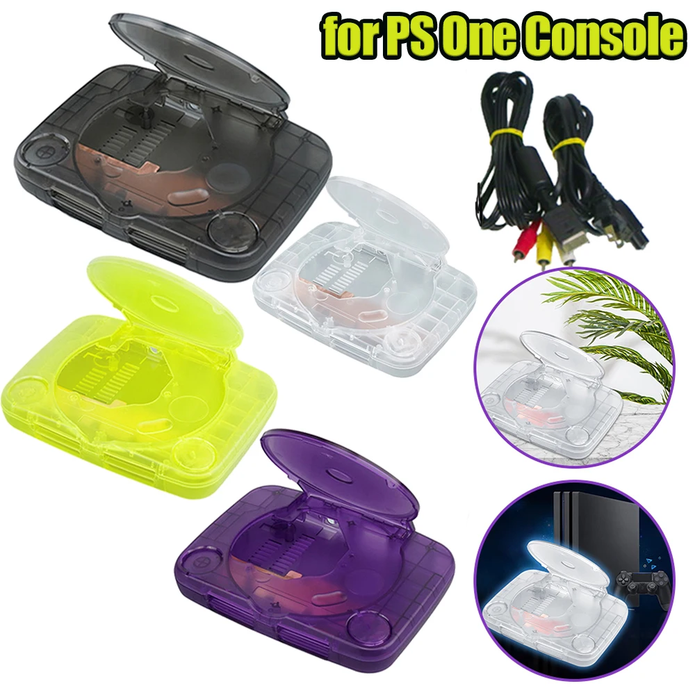 Replacement-Shell-Transparent-PS1-Case-for-All-Version-PlayStation ...