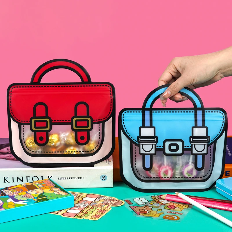 Colorful-Ziplock-Candy-Gift-Packaging-Bags-School-Bags-Car-Animal-Shape ...