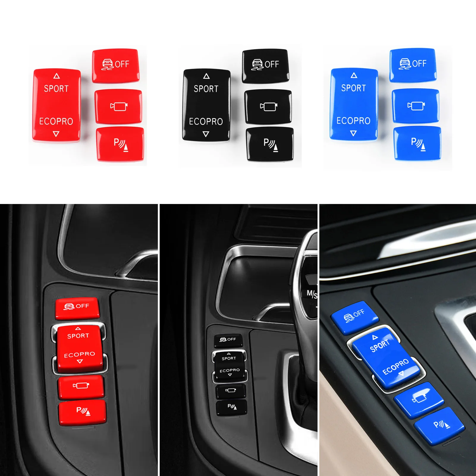 Car-ESP-Drive-Mode-Switch-Sport-Button-Antislip-Radar-Sensor-Key-Cover ...