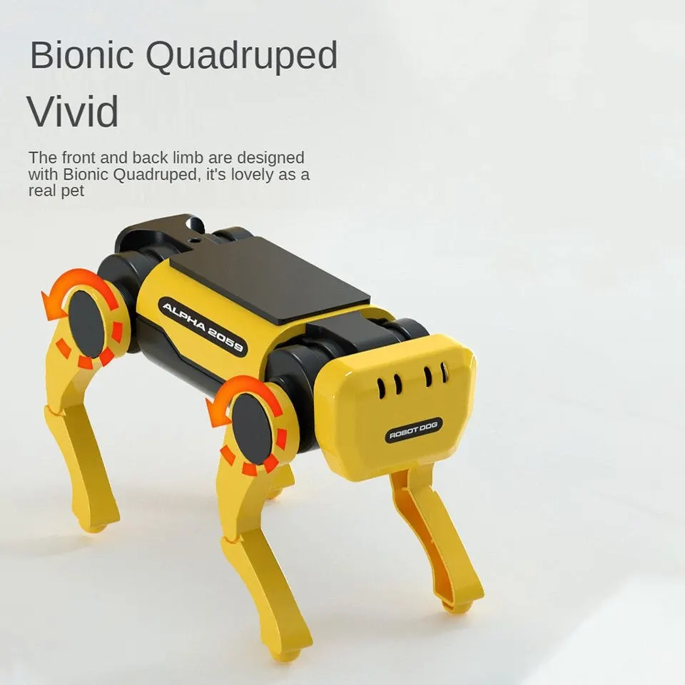Diy Solar Powered Electric Mechanical Dog Robot - FunToyLab