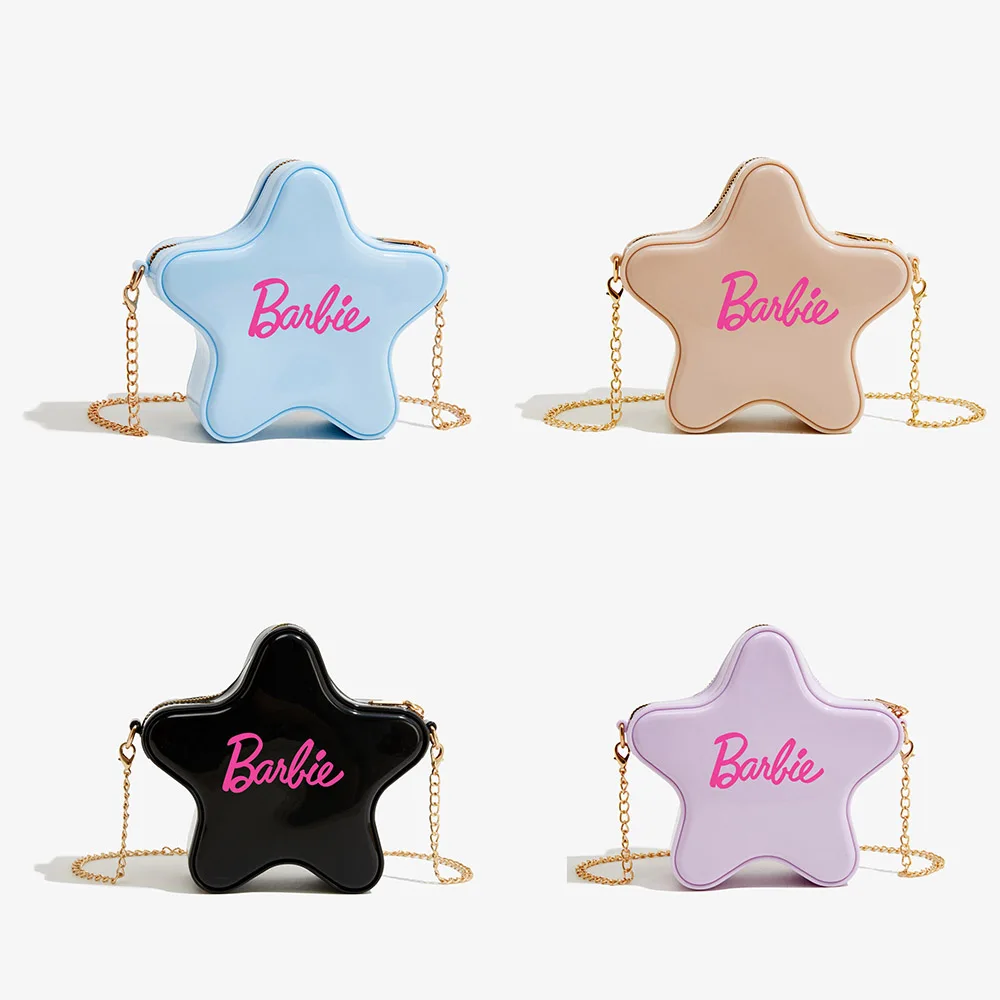 Barbie-Fashion-Star-Shape-Mini-Messenger-Bag-PVC-Crossbody-Coin-Purse ...