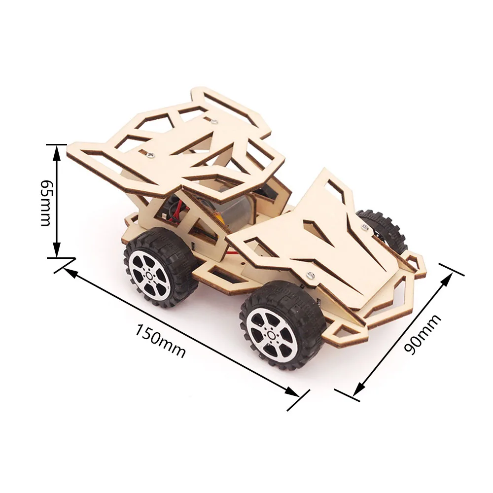 DIY Wooden Four-wheel Drive Racing Car Kit - Build Your Own Racing Car ...