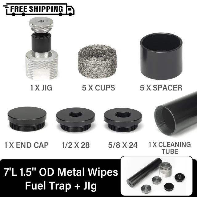 Best Aluminum Solvent Fuel Filter Trap: 7.5L 1.5OD Review