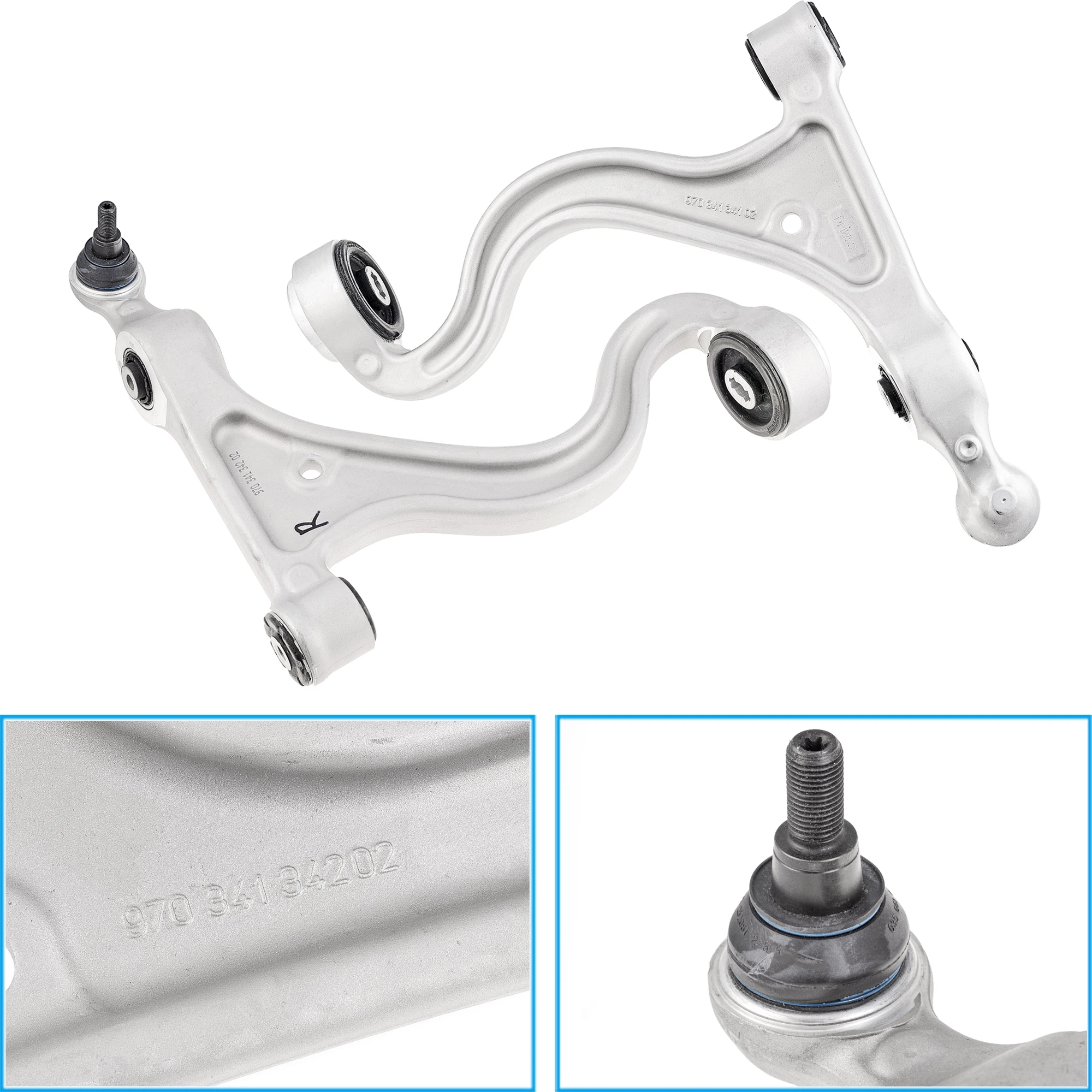 Set-of-Left-Right-Lower-Suspension-Control-Arms-970-341-054-04-970-341 ...