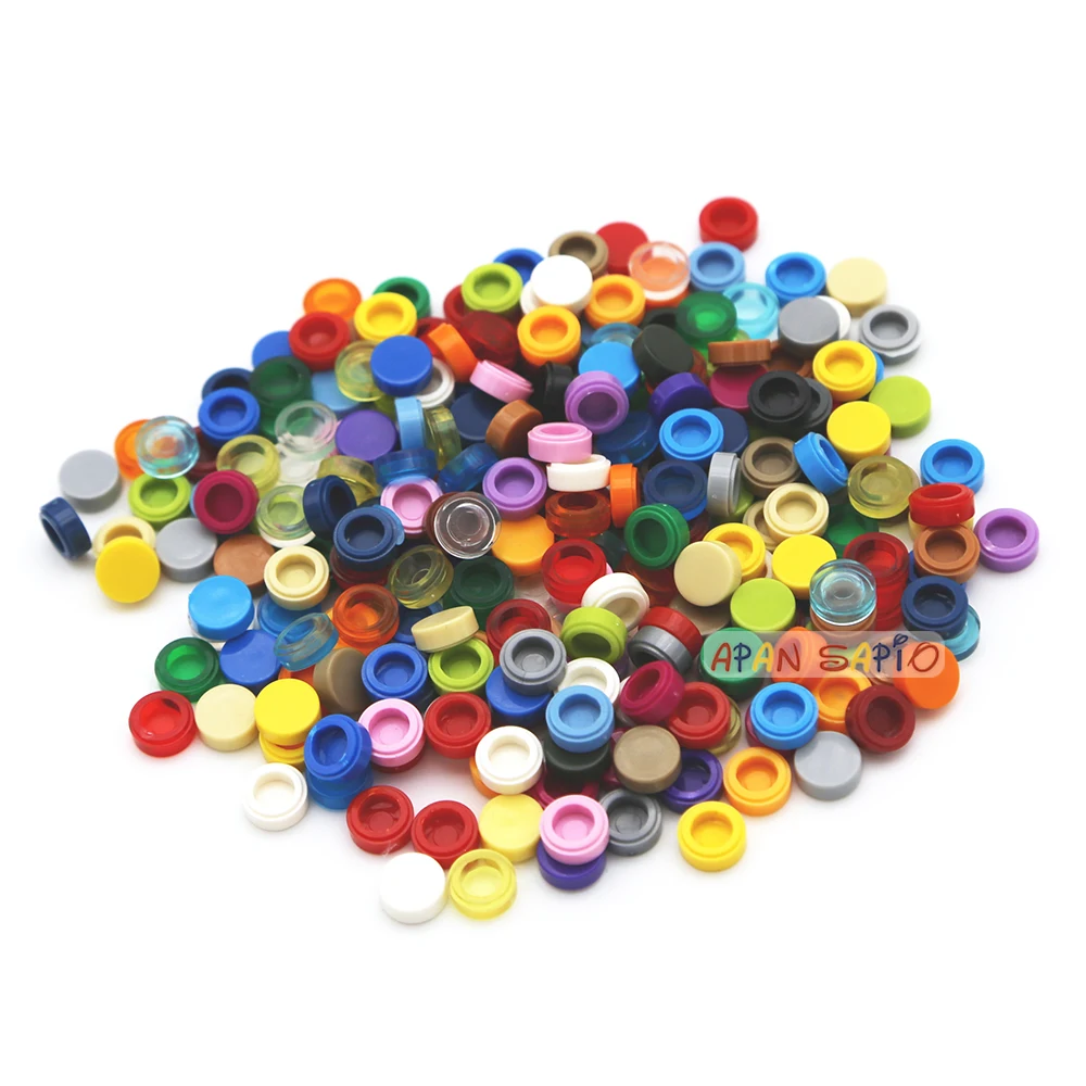 1500pcs-Tile-1x1-Round-DIY-Building-Blocks-Bricks-33Color-Educational ...