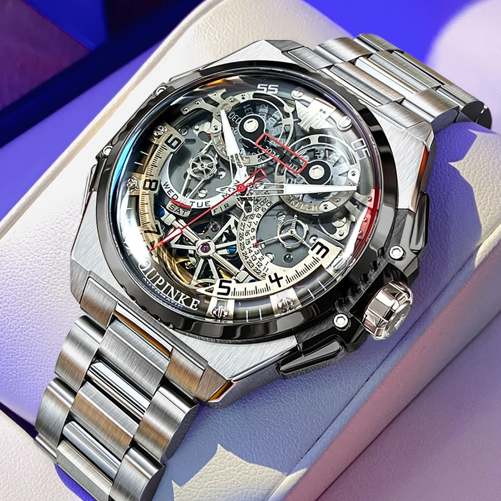 OUPINKE-3266-Luxury-Man-Watch-Skeleton-Automatic-Mechanical-Wrist-Watch ...