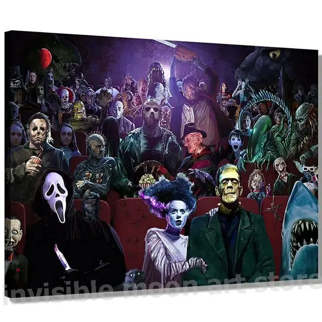 Horror Movie Characters Together