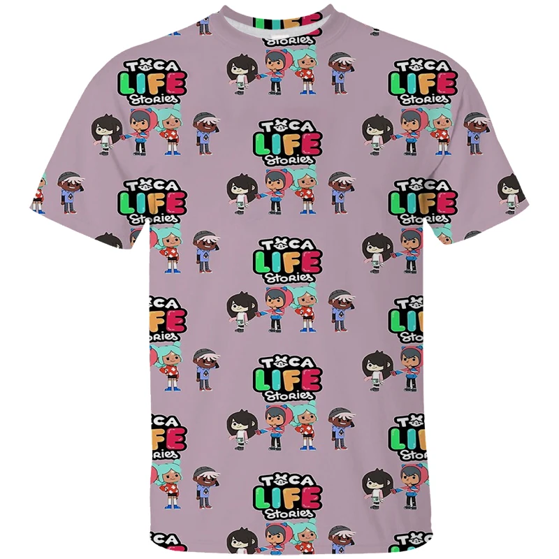 Game-Toca-Life-World-Tshirt-3D-Anime-Toca-Boca-3d-Print-T-shirt-Child ...