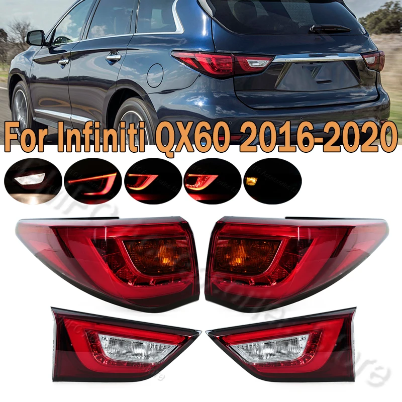LED Car Tail Light Rear Turn Signal Lamp Brake Taillamp Assembly For ...