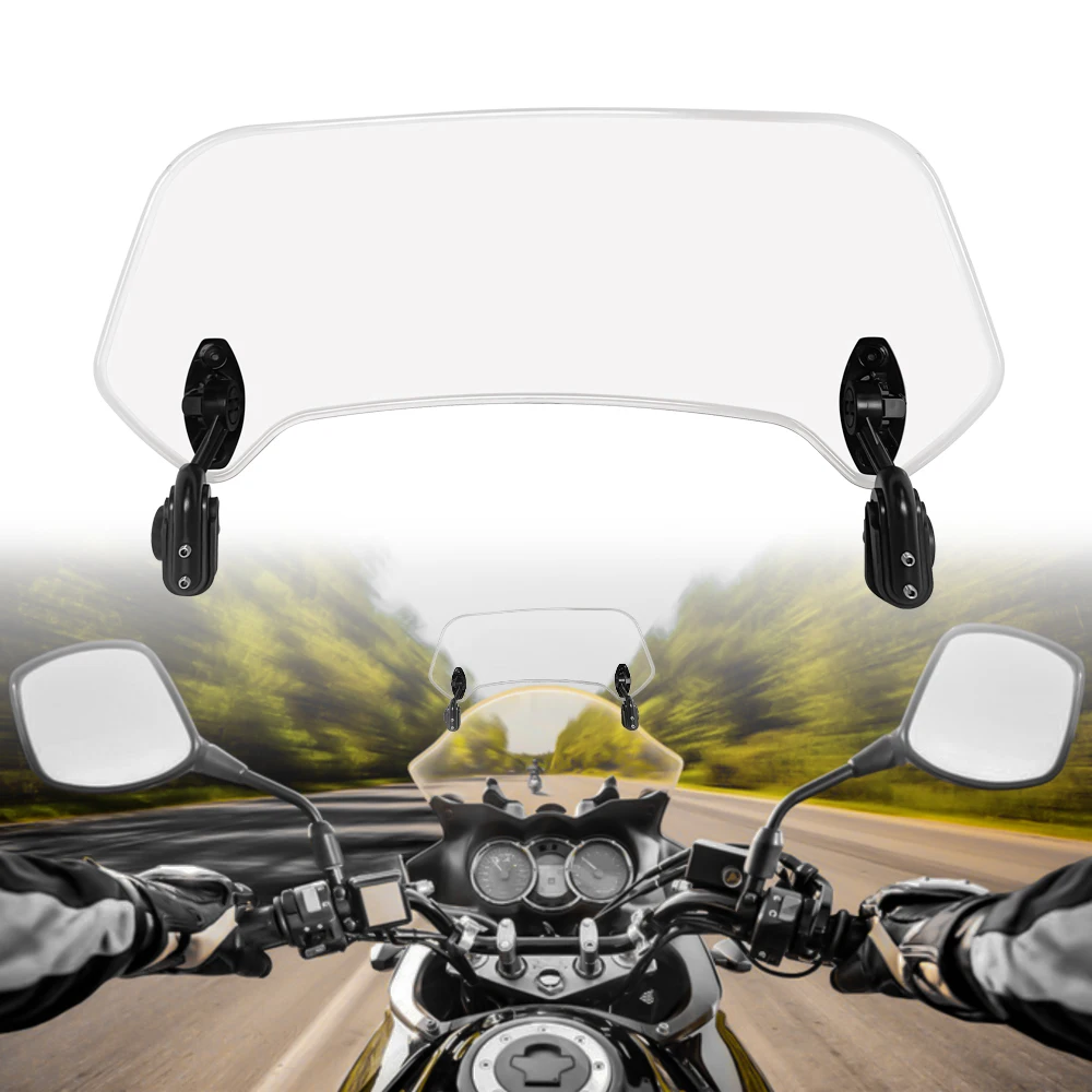For-BMW-R1200GS-F800GS-Yamaha-Honda-Windscreen-Motorcycle-Windshield ...