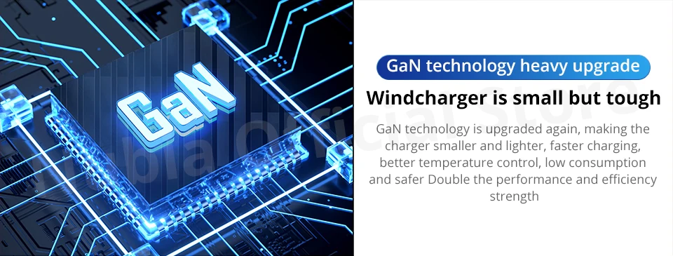 Nubia 80W 3-Ports GaN Quick Charger Suit